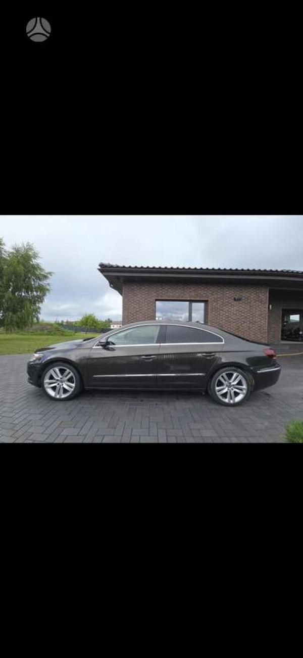 Brown Volkswagen CC / Passat CC 2013 in Klaipeda, with an engine capacity of 1.90 L and mileage of 157 thousand km for 5050 €, photo 5 on AUTOMOTO.COM.LV