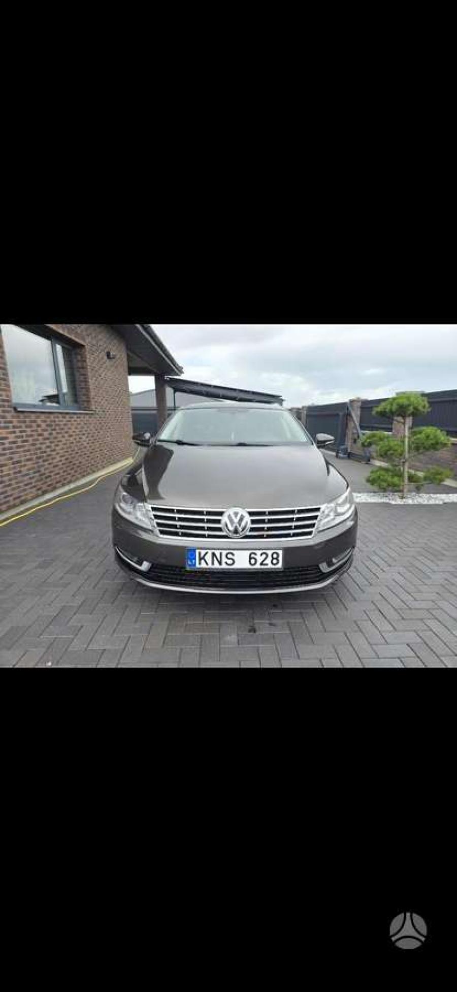 Brown Volkswagen CC / Passat CC 2013 in Klaipeda, with an engine capacity of 1.90 L and mileage of 157 thousand km for 5050 €, photo 7 on AUTOMOTO.COM.LV
