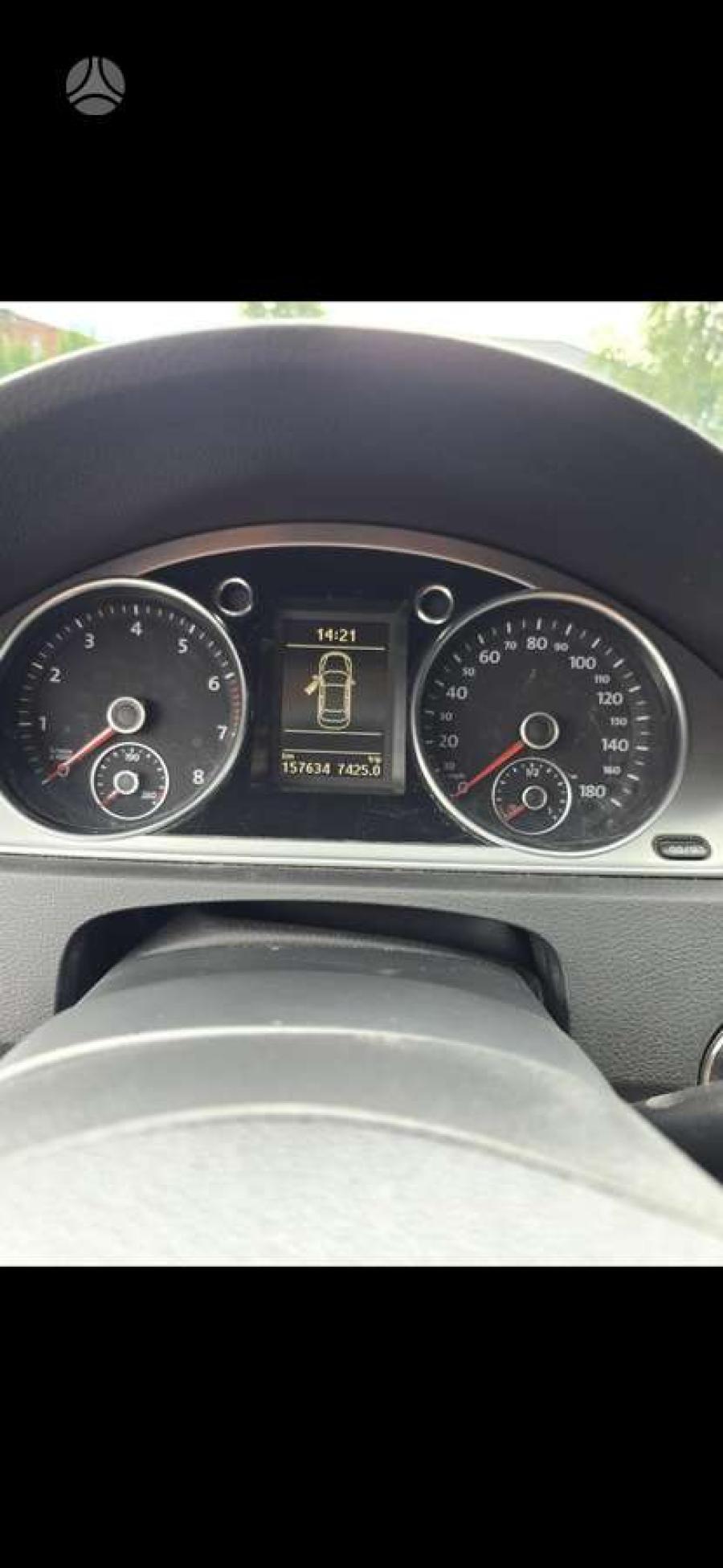 Brown Volkswagen CC / Passat CC 2013 in Klaipeda, with an engine capacity of 1.90 L and mileage of 157 thousand km for 5050 €, photo 9 on AUTOMOTO.COM.LV