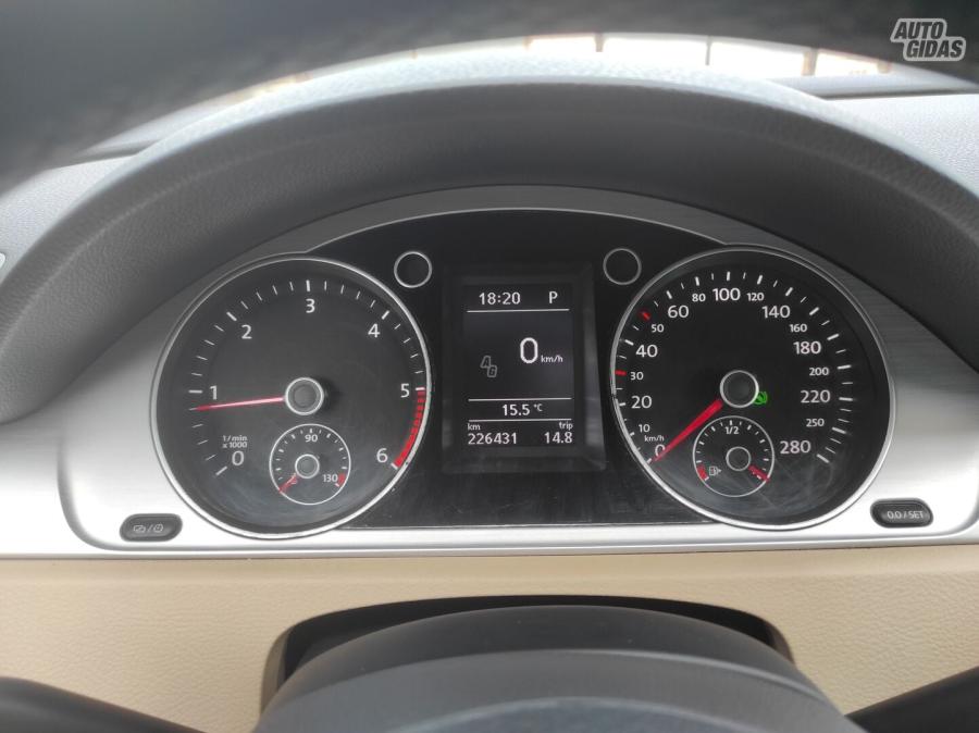 Brūns Volkswagen CC / Passat CC 2014 Kretinga, ar dzinēja tilpumu 2.00 L un nobraukumu 226 tūkst. km par 6300 €, foto 13 vietnē AUTOMOTO.COM.LV
