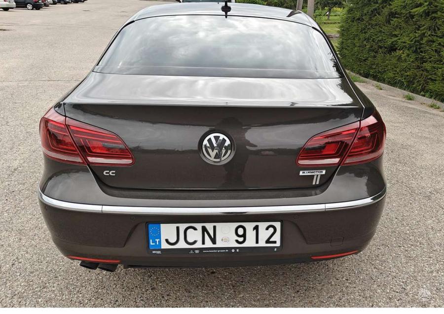 Коричневый Фольксваген CC / Passat CC 2014 в Расейняй, объемом двигателя 1.97 л и пробегом 215 тыс. км за 7300 €, фото 5 на AUTOMOTO.COM.LV