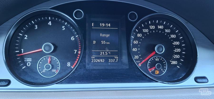 Volkswagen CC / Passat CC 2014 in Vilnius, with an engine capacity of 2.00 L and mileage of 232 thousand km for 4350 €, photo 15 on AUTOMOTO.COM.LV