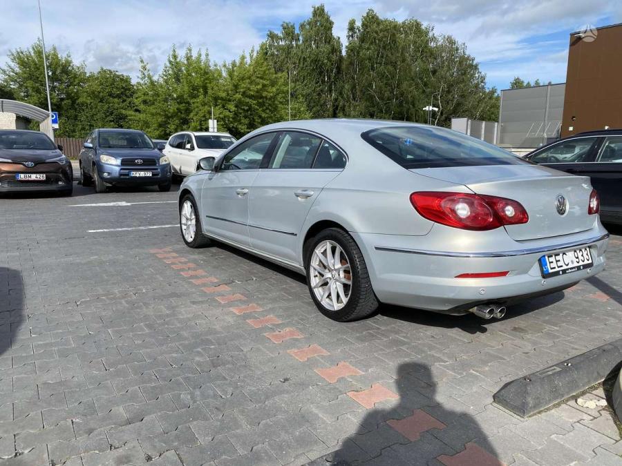 Grey Volkswagen CC / Passat CC 2008 in Vilnius, with an engine capacity of 1.80 L and mileage of 215 thousand km for 3700 €, photo 6 on AUTOMOTO.COM.LV