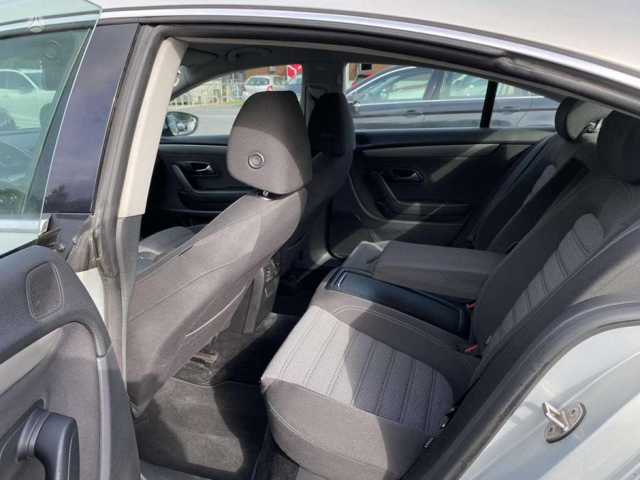 Grey Volkswagen CC / Passat CC 2008 in Vilnius, with an engine capacity of 1.80 L and mileage of 215 thousand km for 3700 €, photo 14 on AUTOMOTO.COM.LV