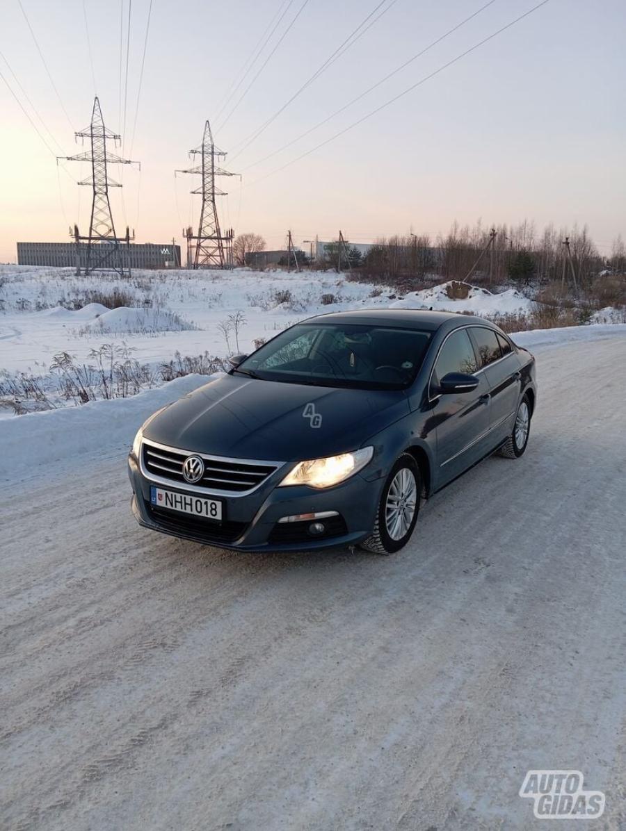 Grey Volkswagen CC / Passat CC 2009 in Vilnius, with an engine capacity of 2.00 L and mileage of 264 thousand km for 4950 €, photo 2 on AUTOMOTO.COM.LV
