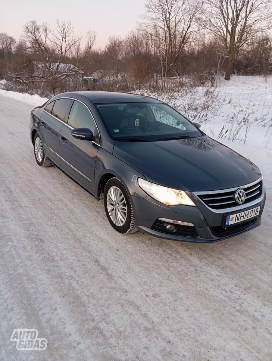 Grey Volkswagen CC / Passat CC 2009 in Vilnius, with an engine capacity of 2.00 L and mileage of 264 thousand km for 4950 €, photo 3 on AUTOMOTO.COM.LV