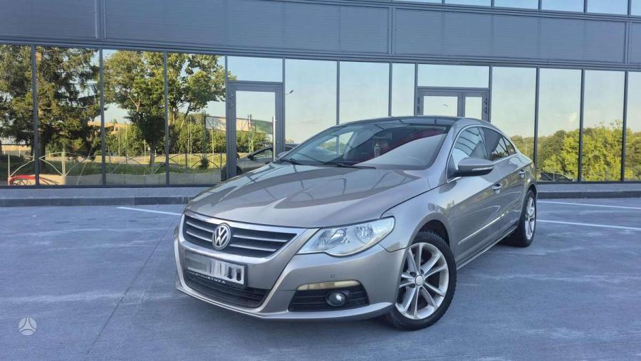 Grey Volkswagen CC / Passat CC 2009 in Klaipeda, with an engine capacity of 1.98 L and mileage of 204 thousand km for 1999 €, photo 1 on AUTOMOTO.COM.LV