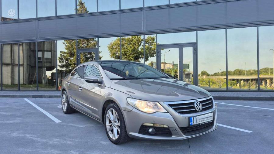 Grey Volkswagen CC / Passat CC 2009 in Klaipeda, with an engine capacity of 1.98 L and mileage of 204 thousand km for 1999 €, photo 9 on AUTOMOTO.COM.LV