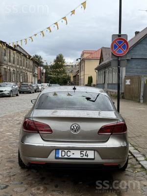 Grey Volkswagen CC / Passat CC 2012 in Jelgava, with an engine capacity of 2.00 L and mileage of 291 thousand km for 9300 €, photo 4 on AUTOMOTO.COM.LV