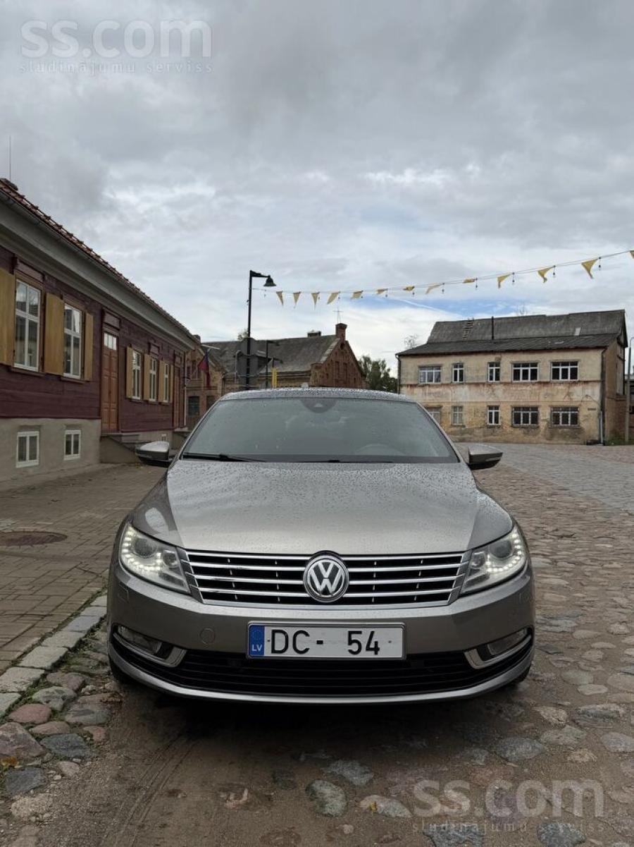 Grey Volkswagen CC / Passat CC 2012 in Jelgava, with an engine capacity of 2.00 L and mileage of 291 thousand km for 9300 €, photo 7 on AUTOMOTO.COM.LV