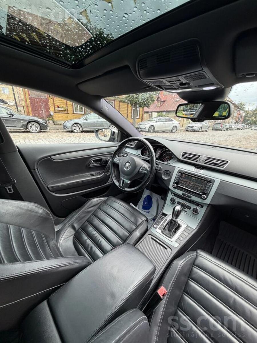 Grey Volkswagen CC / Passat CC 2012 in Jelgava, with an engine capacity of 2.00 L and mileage of 291 thousand km for 9300 €, photo 10 on AUTOMOTO.COM.LV