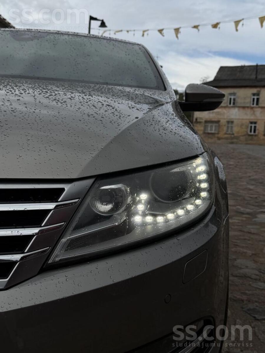 Grey Volkswagen CC / Passat CC 2012 in Jelgava, with an engine capacity of 2.00 L and mileage of 291 thousand km for 9300 €, photo 11 on AUTOMOTO.COM.LV