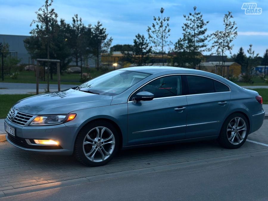 Grey Volkswagen CC / Passat CC 2013 in Vilnius, with an engine capacity of 2.00 L and mileage of 266 thousand km for 5600 €, photo 5 on AUTOMOTO.COM.LV