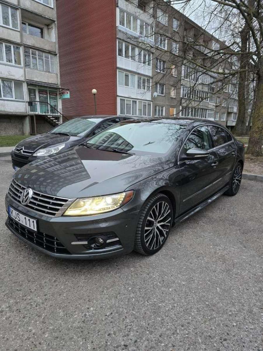 Grey Volkswagen CC / Passat CC 2014 in Klaipeda, with an engine capacity of 3.60 L and mileage of 220 thousand km for 12100 €, photo 5 on AUTOMOTO.COM.LV