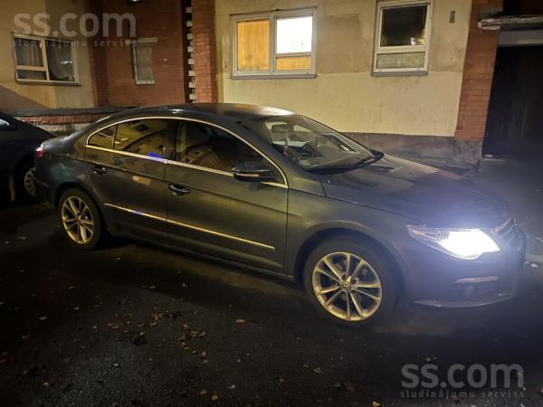 Grey Volkswagen CC / Passat CC 2008 in Riga, with an engine capacity of 2.00 L and mileage of 184 thousand km for 4550 €, photo 8 on AUTOMOTO.COM.LV