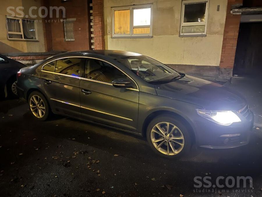 Grey Volkswagen CC / Passat CC 2008 in Riga, with an engine capacity of 2.00 L and mileage of 184 thousand km for 4550 €, photo 20 on AUTOMOTO.COM.LV