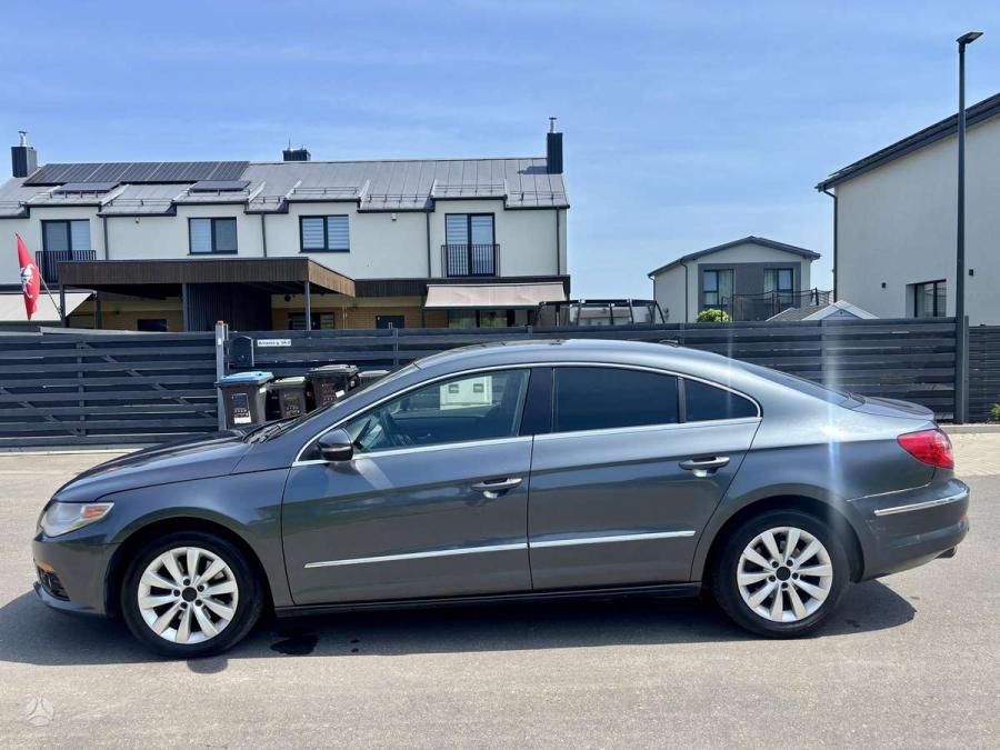 Grey Volkswagen CC / Passat CC 2009 in Vilnius, with an engine capacity of 1.98 L and mileage of 236 thousand km for 3500 €, photo 7 on AUTOMOTO.COM.LV