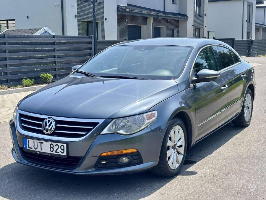 Grey Volkswagen CC / Passat CC 2009 in Vilnius, with an engine capacity of 1.98 L and mileage of 236 thousand km for 3500 €, photo 8 on AUTOMOTO.COM.LV