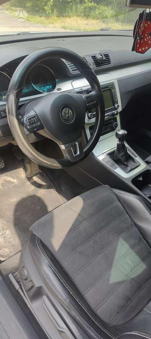 Grey Volkswagen CC / Passat CC 2009 in Vilnius, with an engine capacity of 1.97 L and mileage of 241 thousand km for 2350 €, photo 6 on AUTOMOTO.COM.LV