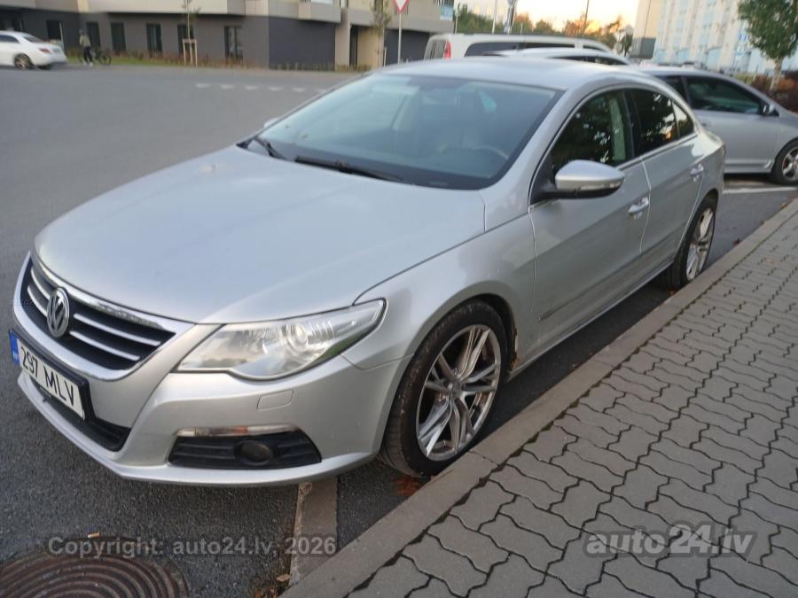Grey Volkswagen CC / Passat CC 2009 in Tallinn, with an engine capacity of 2.00 L and mileage of 281 thousand km for 3200 €, photo 1 on AUTOMOTO.COM.LV