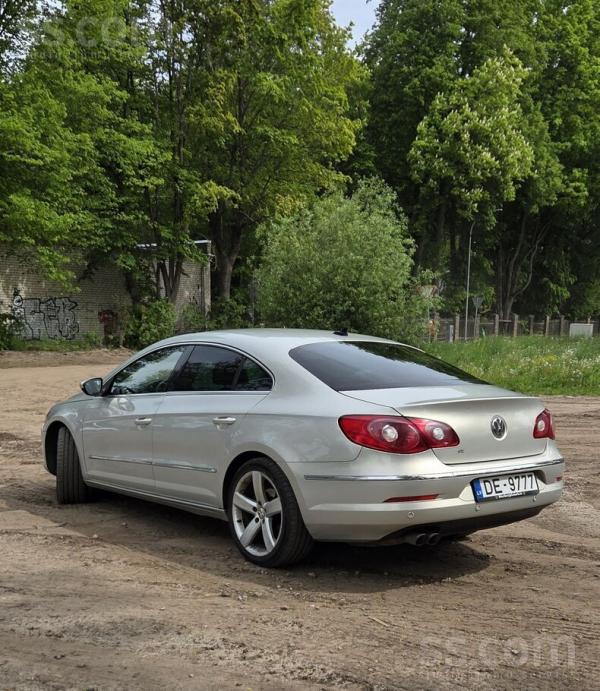Grey Volkswagen CC / Passat CC 2010 in Jurmala, with an engine capacity of 2.00 L and mileage of 396 thousand km for 4000 €, photo 3 on AUTOMOTO.COM.LV