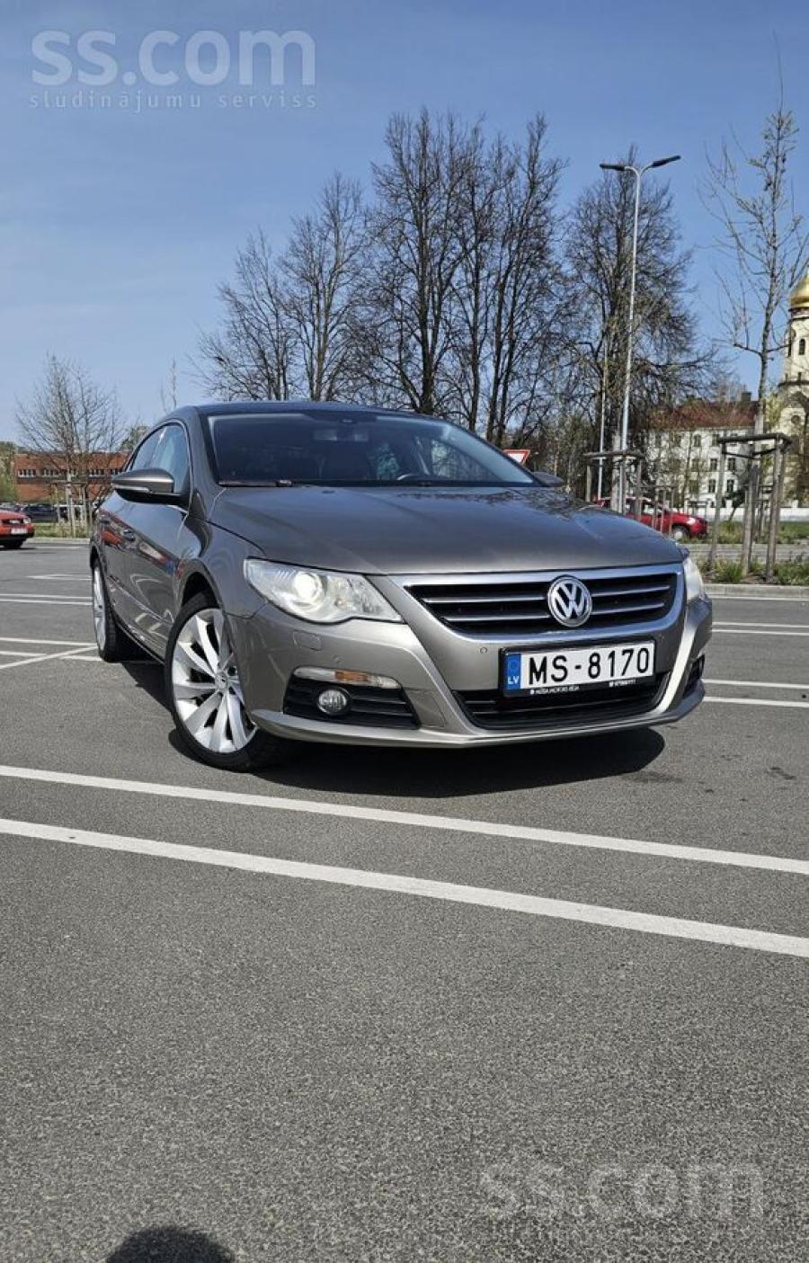 Grey Volkswagen CC / Passat CC 2011 in Jelgava, with an engine capacity of 3.60 L and mileage of 200 thousand km for 4550 €, photo 2 on AUTOMOTO.COM.LV