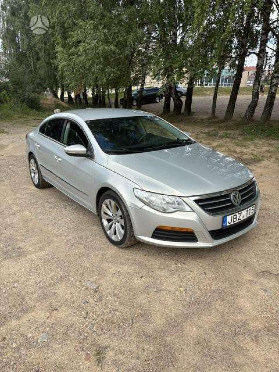 Grey Volkswagen CC / Passat CC 2012 in Vilnius, with an engine capacity of 1.98 L and mileage of 206 thousand km for 2900 €, photo 1 on AUTOMOTO.COM.LV