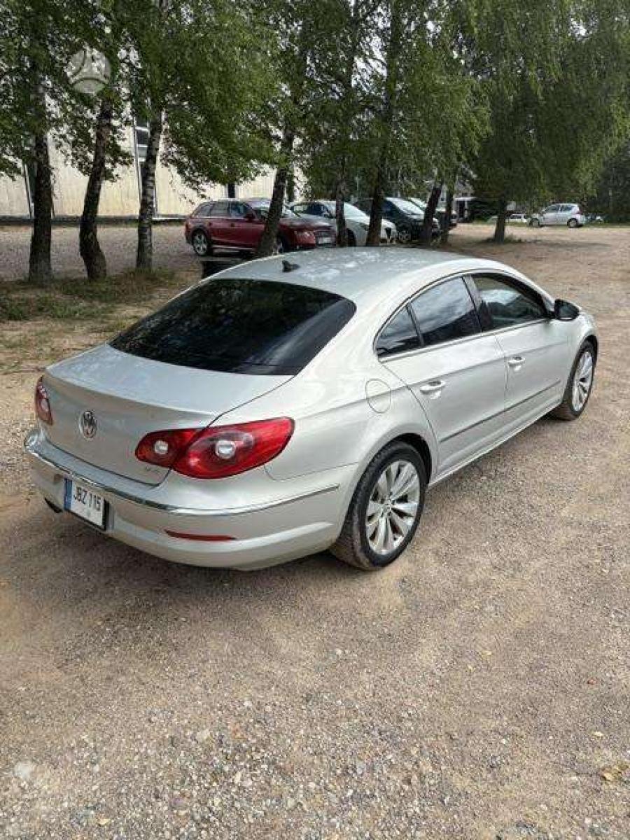 Grey Volkswagen CC / Passat CC 2012 in Vilnius, with an engine capacity of 1.98 L and mileage of 206 thousand km for 2900 €, photo 6 on AUTOMOTO.COM.LV
