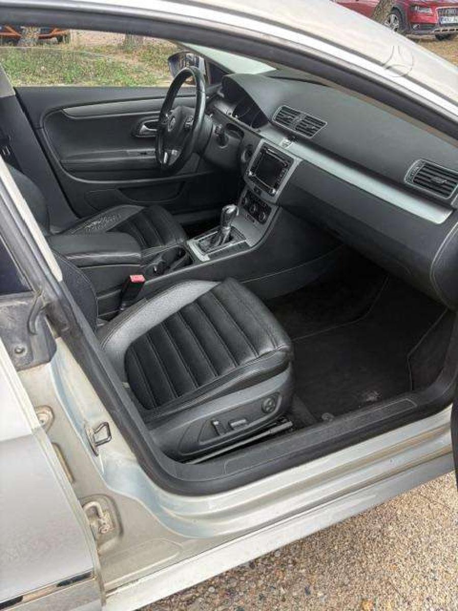 Grey Volkswagen CC / Passat CC 2012 in Vilnius, with an engine capacity of 1.98 L and mileage of 206 thousand km for 2900 €, photo 8 on AUTOMOTO.COM.LV