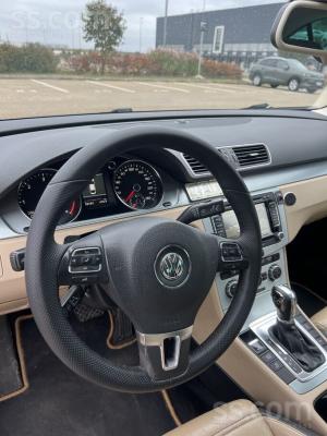 Grey Volkswagen CC / Passat CC 2012 in Riga, with an engine capacity of 2.00 L and mileage of 349 thousand km for 5900 €, photo 17 on AUTOMOTO.COM.LV