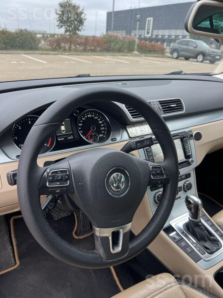 Grey Volkswagen CC / Passat CC 2012 in Riga, with an engine capacity of 2.00 L and mileage of 349 thousand km for 5900 €, photo 17 on AUTOMOTO.COM.LV