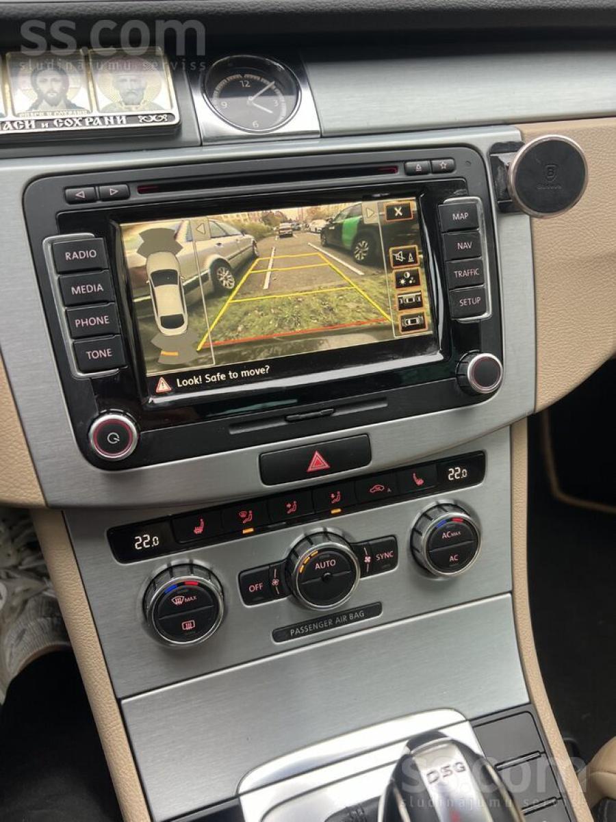 Grey Volkswagen CC / Passat CC 2012 in Riga, with an engine capacity of 2.00 L and mileage of 349 thousand km for 5900 €, photo 20 on AUTOMOTO.COM.LV