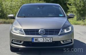 Grey Volkswagen CC / Passat CC 2013 in Jelgava, with an engine capacity of 2.00 L and mileage of 404 thousand km for 7500 €, photo 4 on AUTOMOTO.COM.LV