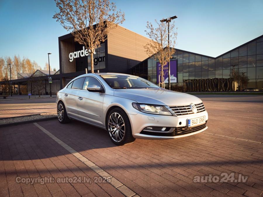 Grey Volkswagen CC / Passat CC 2014 in Tartu, with an engine capacity of 2.00 L and mileage of 407 thousand km for 6800 €, photo 1 on AUTOMOTO.COM.LV