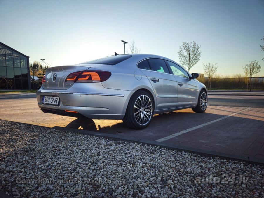 Grey Volkswagen CC / Passat CC 2014 in Tartu, with an engine capacity of 2.00 L and mileage of 407 thousand km for 6800 €, photo 4 on AUTOMOTO.COM.LV