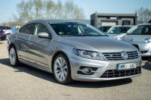 Grey Volkswagen CC / Passat CC 2014 in Liepaja, with an engine capacity of 2.00 L and mileage of 269 thousand km for 12800 €, photo 6 on AUTOMOTO.COM.LV