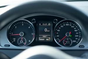 Grey Volkswagen CC / Passat CC 2014 in Liepaja, with an engine capacity of 2.00 L and mileage of 269 thousand km for 12800 €, photo 15 on AUTOMOTO.COM.LV