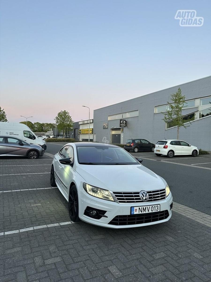 White Volkswagen CC / Passat CC 2015 in Kaunas, with an engine capacity of 2.00 L and mileage of 125 thousand km for 6700 €, photo 6 on AUTOMOTO.COM.LV