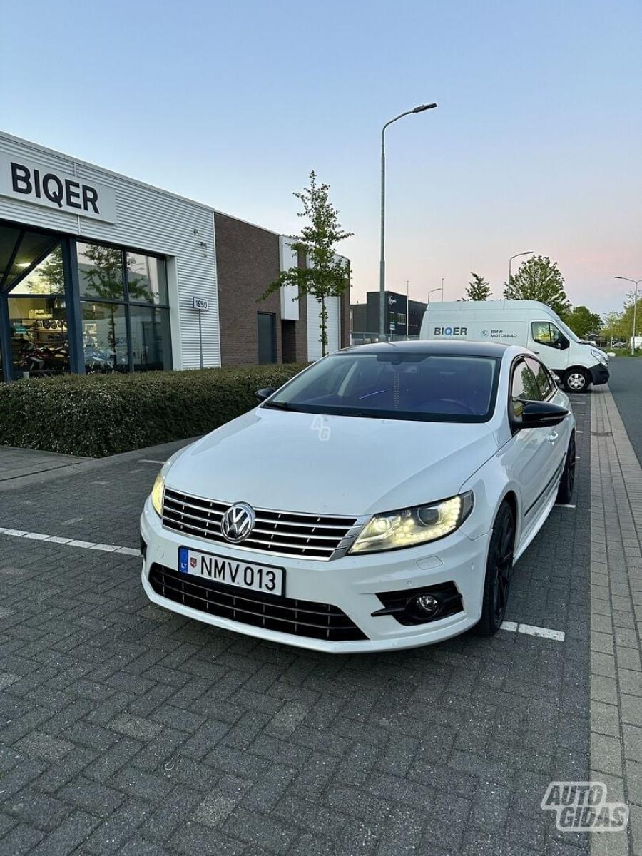 White Volkswagen CC / Passat CC 2015 in Kaunas, with an engine capacity of 2.00 L and mileage of 125 thousand km for 6700 €, photo 8 on AUTOMOTO.COM.LV