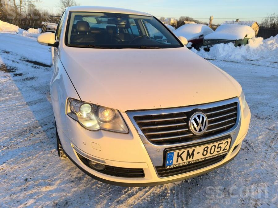White Volkswagen CC / Passat CC 2007 in Madona, with an engine capacity of 2.00 L and mileage of 236 thousand km for 2300 €, photo 1 on AUTOMOTO.COM.LV