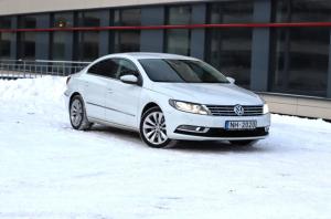 White Volkswagen CC / Passat CC 2015 in Riga, with an engine capacity of 1.40 L and mileage of 144 thousand km for 8980 €, photo  on AUTOMOTO.COM.LV