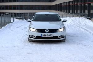 White Volkswagen CC / Passat CC 2015 in Riga, with an engine capacity of 1.40 L and mileage of 144 thousand km for 8980 €, photo 4 on AUTOMOTO.COM.LV