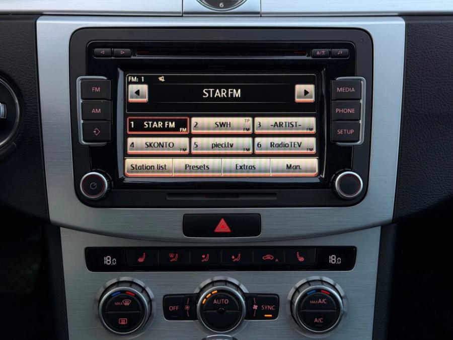 White Volkswagen CC / Passat CC 2015 in Riga, with an engine capacity of 1.40 L and mileage of 144 thousand km for 8680 €, photo 12 on AUTOMOTO.COM.LV