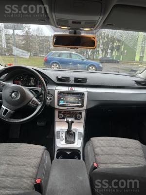 White Volkswagen CC / Passat CC 2008 in Riga, with an engine capacity of 2.00 L and mileage of 405 thousand km for 5800 €, photo 7 on AUTOMOTO.COM.LV