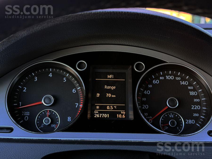 Белый Фольксваген CC / Passat CC 2008 в Рига, объемом двигателя 1.80 л и пробегом 267 тыс. км за 2950 €, фото 17 на AUTOMOTO.COM.LV
