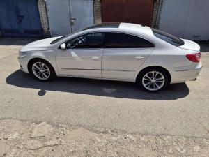 White Volkswagen CC / Passat CC 2009 in Kaunas, with an engine capacity of 2.00 L and mileage of 194 thousand km for 2900 €, photo 7 on AUTOMOTO.COM.LV