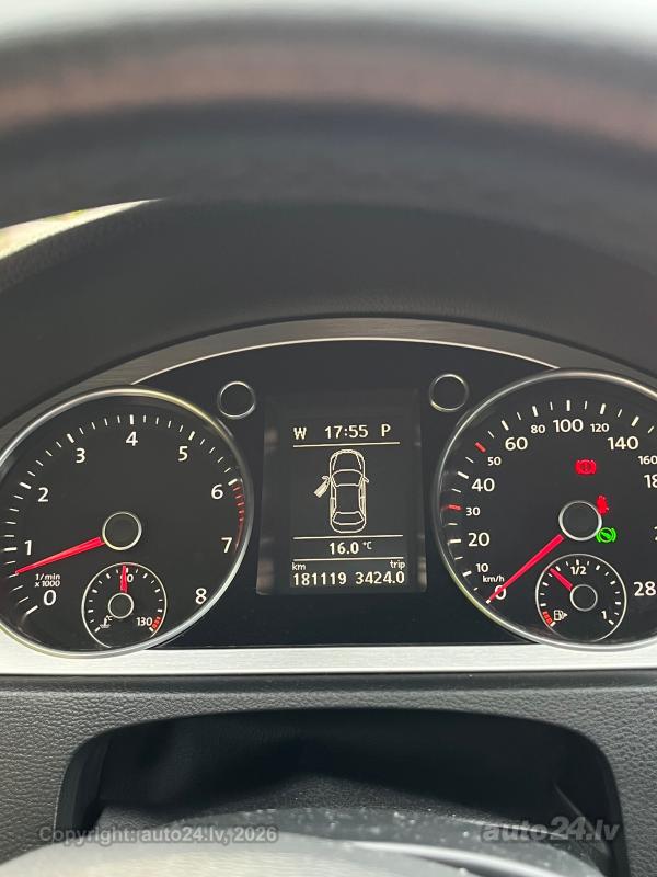 White Volkswagen CC / Passat CC 2010 in Tallinn, with an engine capacity of 3.60 L and mileage of 180 thousand km for 5999 €, photo 8 on AUTOMOTO.COM.LV