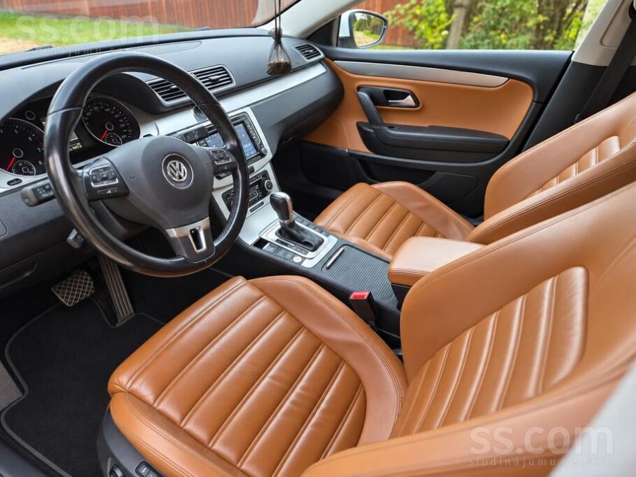White Volkswagen CC / Passat CC 2011 in Riga, with an engine capacity of 2.00 L and mileage of 232 thousand km for 5300 €, photo 3 on AUTOMOTO.COM.LV