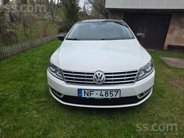 White Volkswagen CC / Passat CC 2012 in Riga, with an engine capacity of 2.00 L and mileage of 233 thousand km for 5000 €, photo 7 on AUTOMOTO.COM.LV