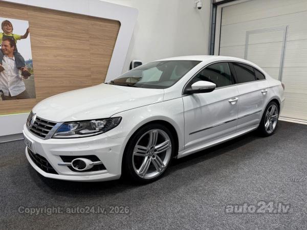White Volkswagen CC / Passat CC 2013 in Rakvere, with an engine capacity of 2.00 L and mileage of 188 thousand km for 12999 €, photo 1 on AUTOMOTO.COM.LV